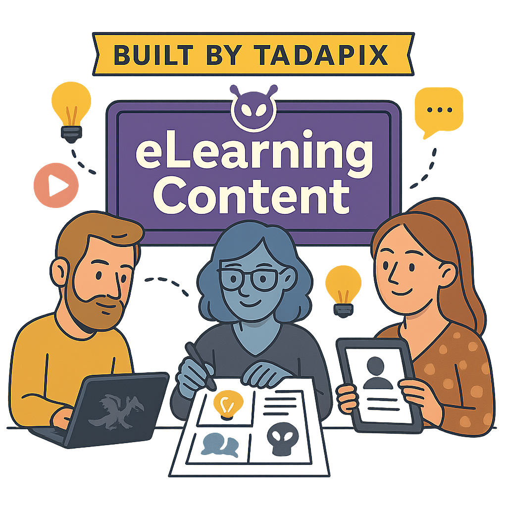 Custom eLearning Development with Animation, Interactivity, and SCORM Compliance - Tadapix